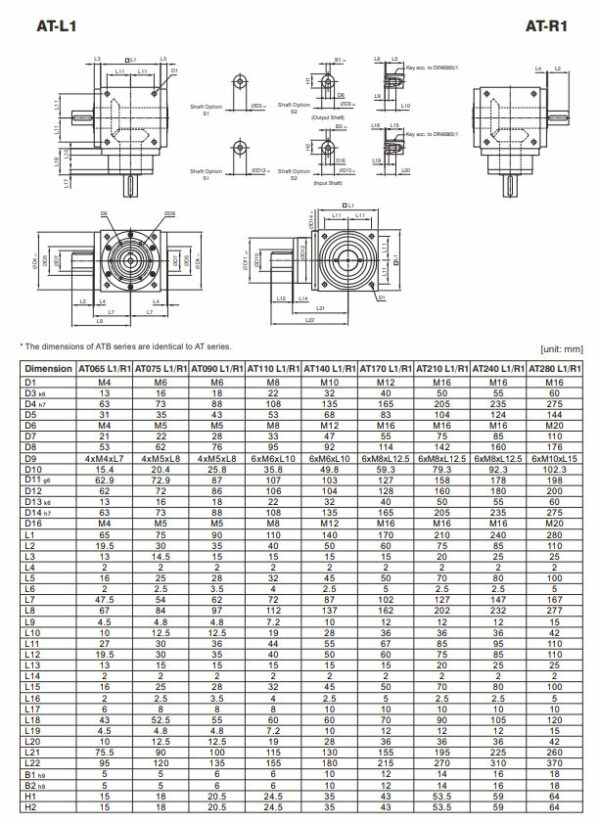 SERIES AT-L1/R1 – APEX DYNAMICS France